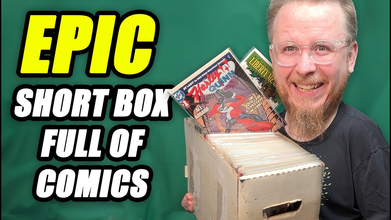 I Purchased an Epic Short Box Full of Comics for $120 at Goodwill | Insane Comic Book Haul