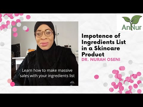 Importance of Ingredients List in a Skincare Product