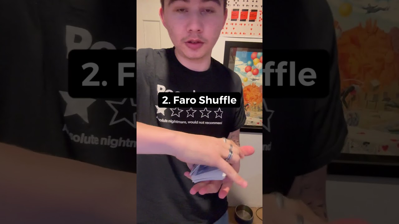 5 different ways to shuffle cards