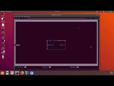 How To Install and Play Snake Game In Ubuntu Linux