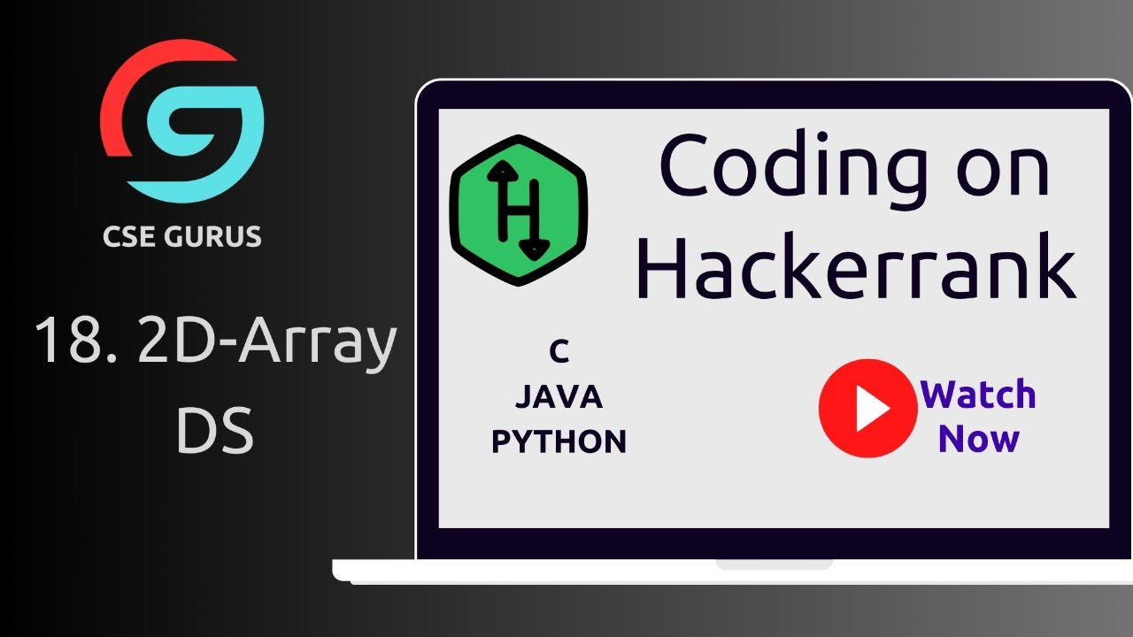 18. 2D Array  DS - Hackerrank
