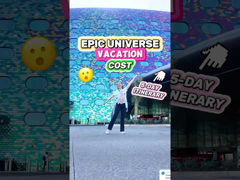 COST to Visit Epic Universe! 🤑🎢(5-Day Universal Orlando Itinerary)