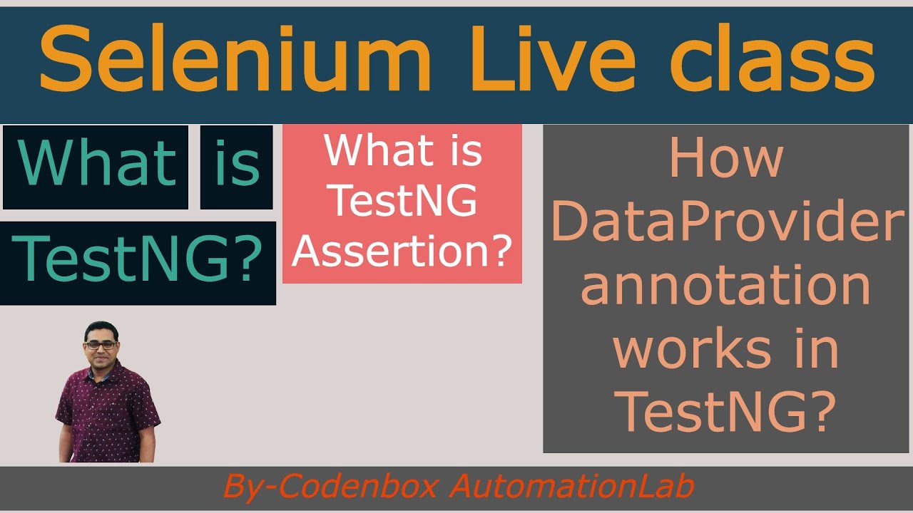 Class_Lecture _TestNG_Part3: What is TestNG Assertion and How it works?