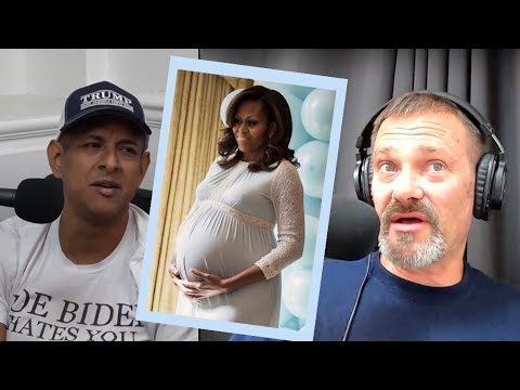 Fake pregnant Michelle Obama photo