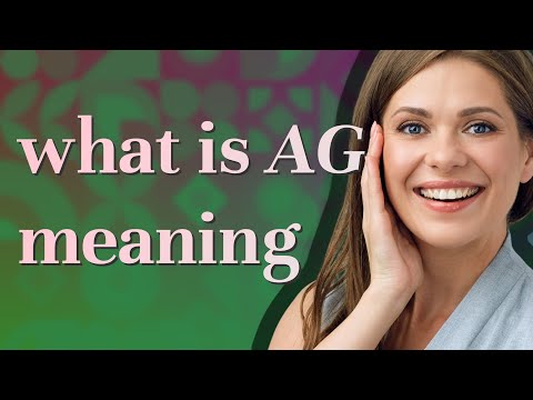 Ag | meaning of Ag
