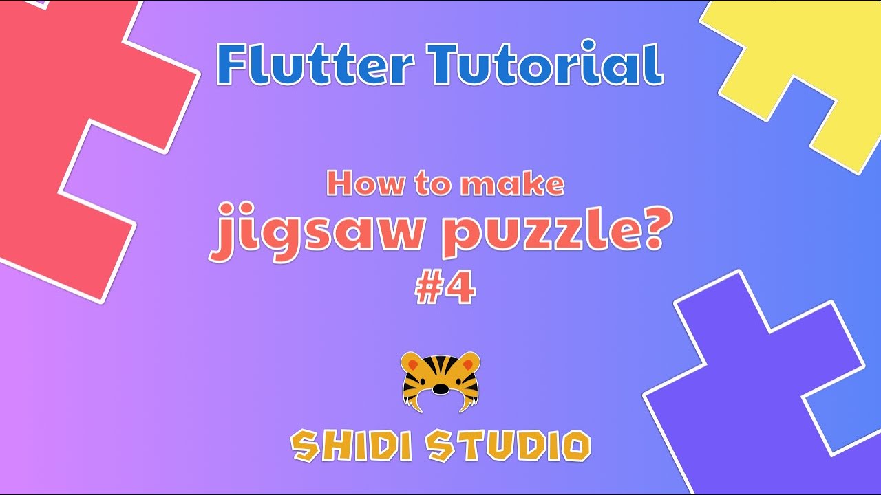 Simple Flutter Tutorial - Jigsaw Puzzle #4