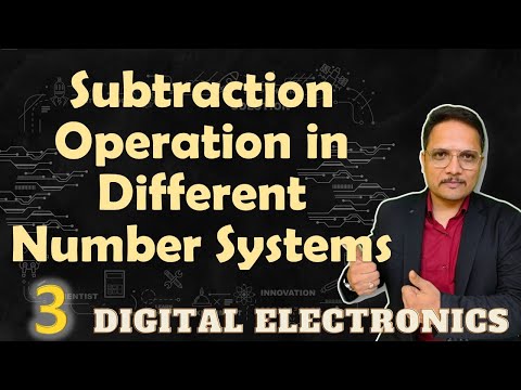 Subtraction Operations in Number System: Binary, Octal and Hexadecimal Systems Video Lecture ...