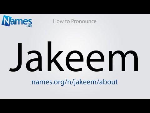 How to Pronounce Jakeem
