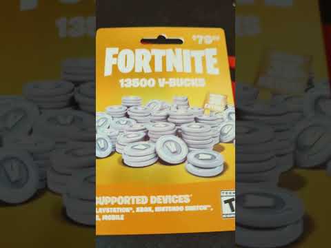 Fortnite 13500 V-BUCKS gift card
