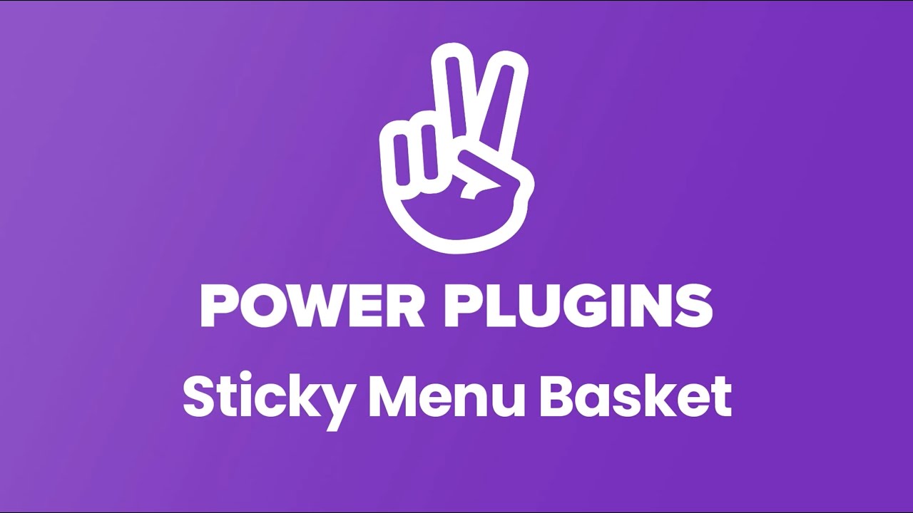 Sticky Menu Basket - WordPress Plugin