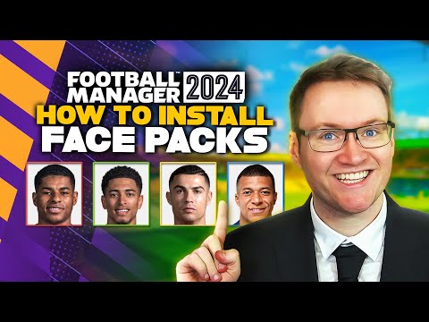 Face Pack Install Guide Football Manager 2024 | How to get real player faces into FM24