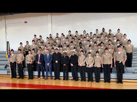 Owen J. Roberts High School NJROTC Pass in Review Ceremony - February 8, 2024