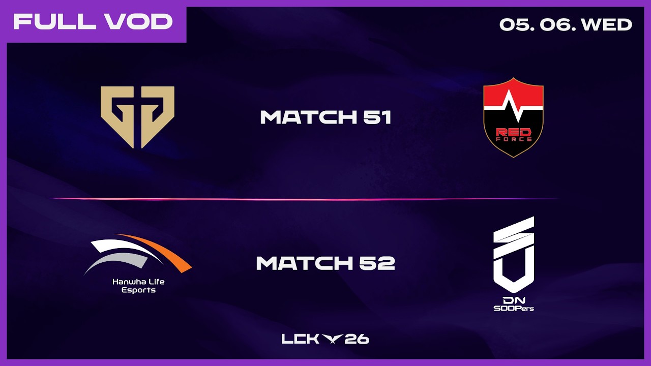 GEN vs NS - HLE vs DNS | 2026 LCK