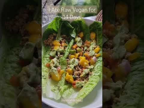 I Ate Raw Vegan for 14 Days | Here Are My Results #weightlossjourney