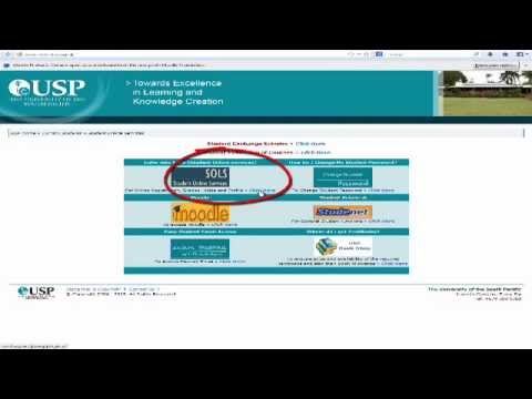 How to Register Online at USP