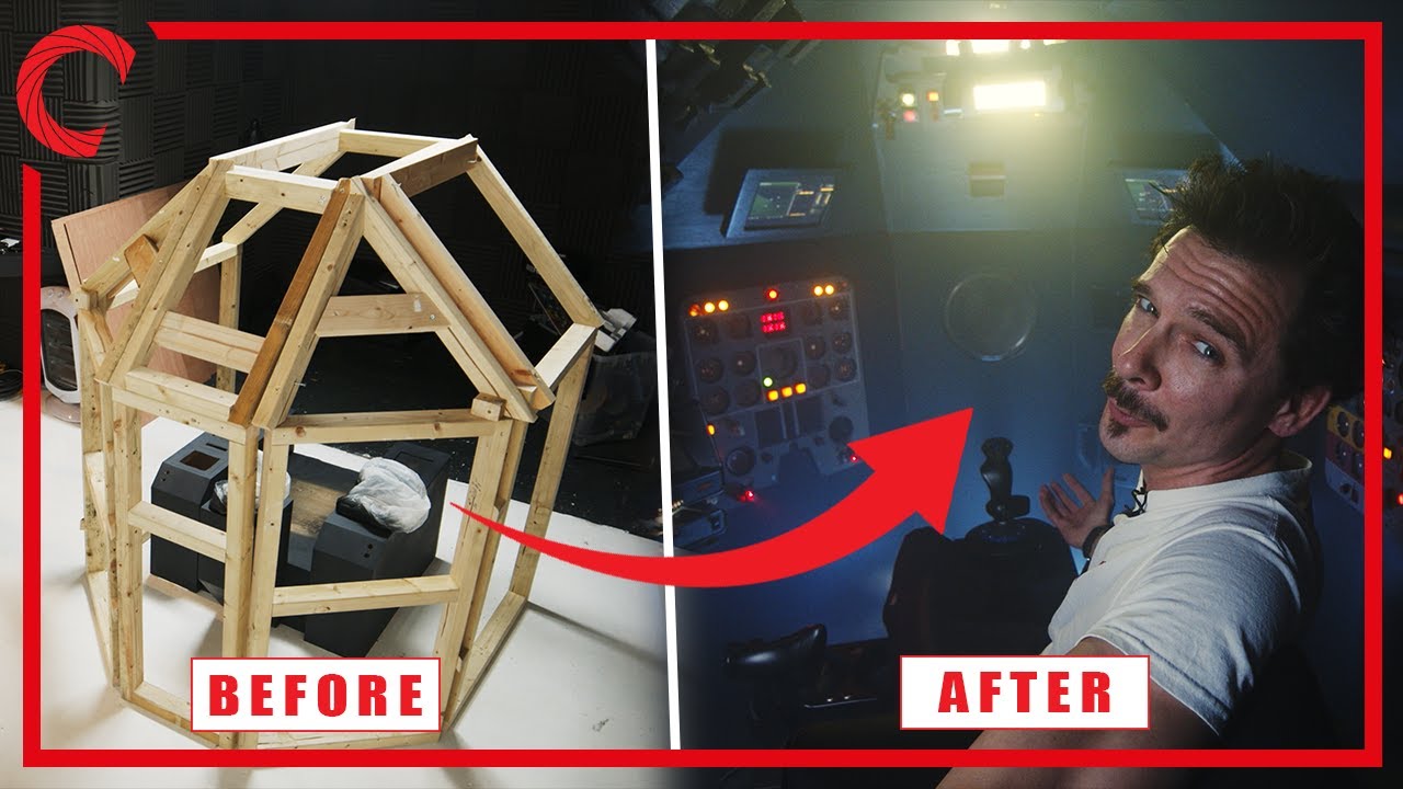 We Built A Low Budget SCI-FI COCKPIT & It Looks INCREDIBLE!