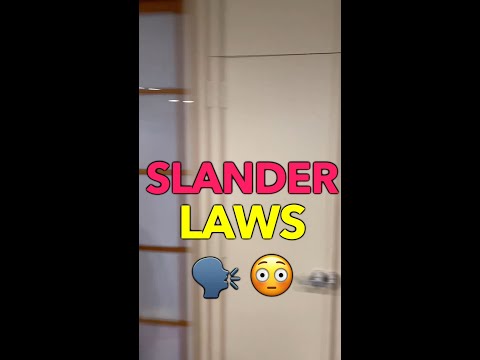 Can you sue someone for slander on social media #lawyer #lawyersofyoutube #socialmedia #attorneyalan