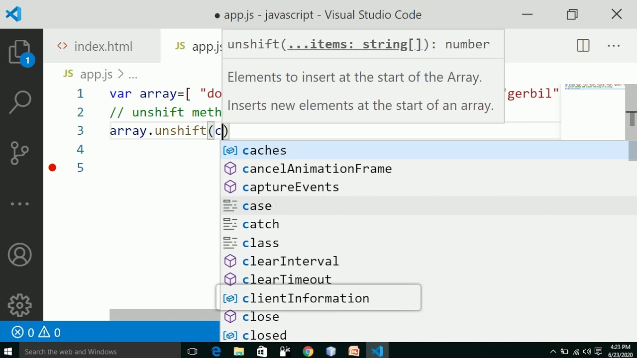 JavaScript Tutorial-12 || Shift() and UnShift() Method in JavaScript(Hindi) || For Beginners || Urdu