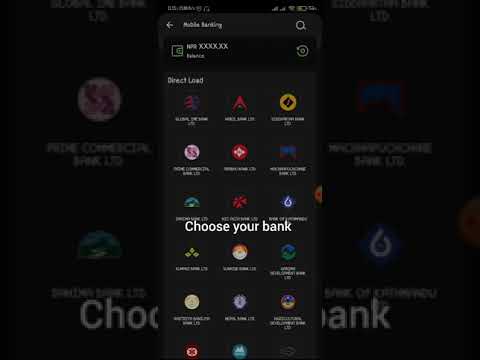 how to load money in e-sewa from mobile banking