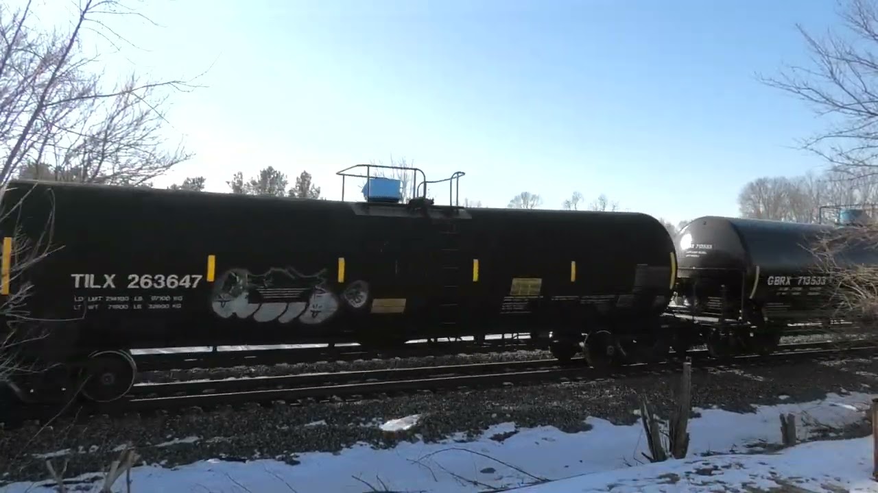 BNSF 4734 East in Wyanet, IL 2/8/22