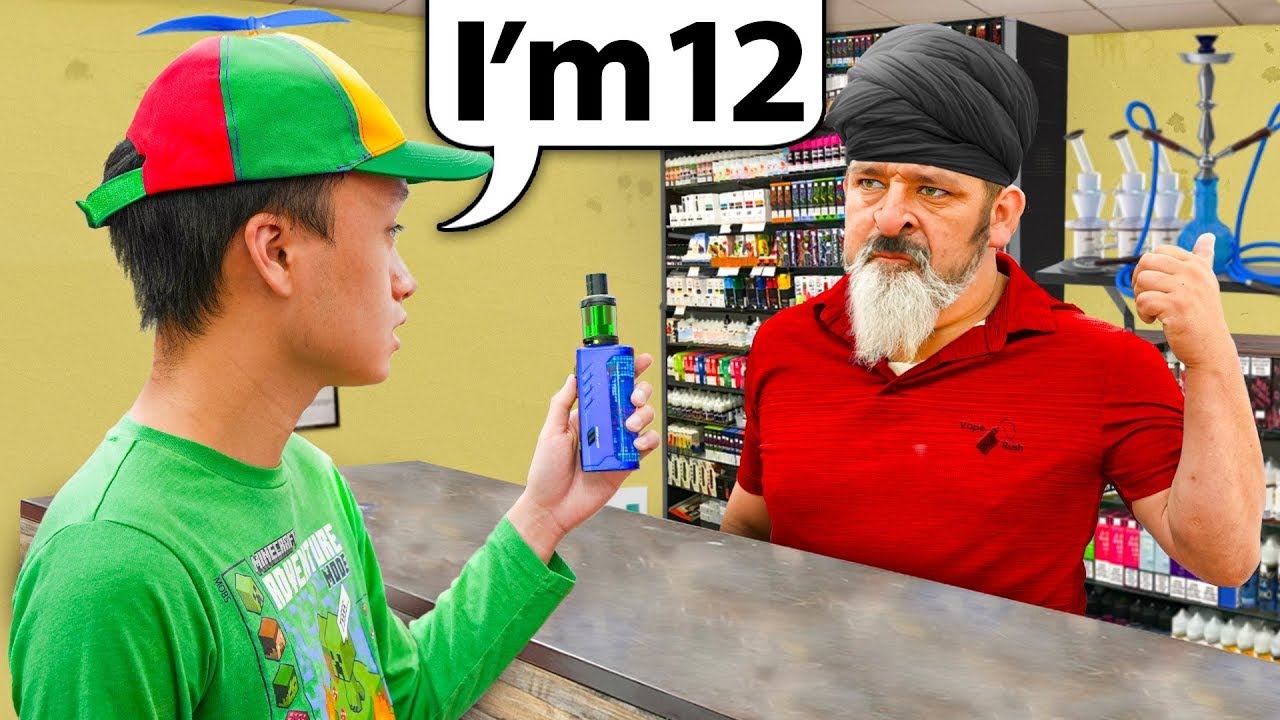 Buying Vapes While Acting Like A Kid