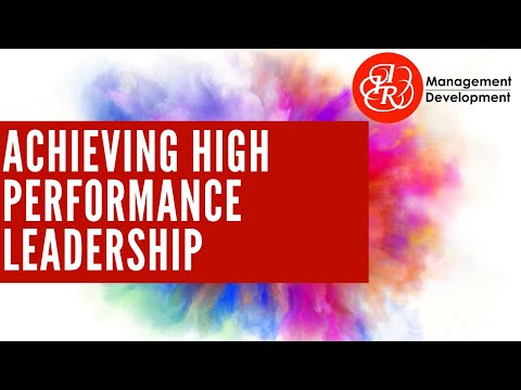 High Performance Leadership Training Course Introduction
