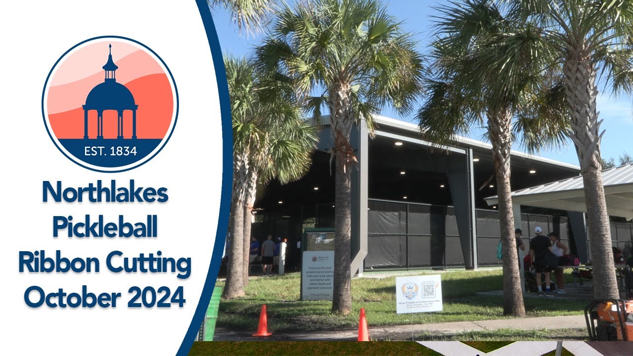 Northlakes Pickleball Ribbon Cutting Oct 2024