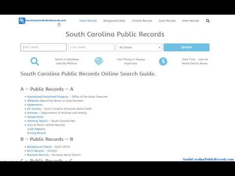 South Carolina Public Records Search (Access A Multitude Of Databases)
