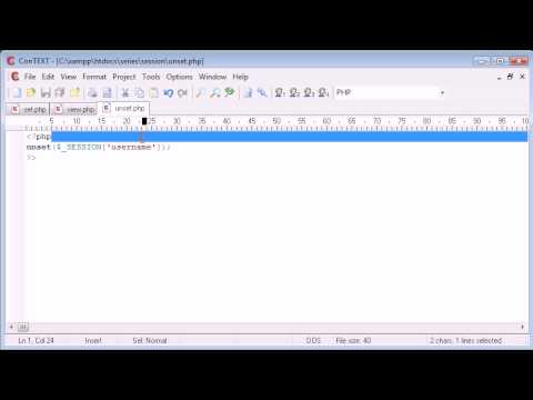 Learn Beginner PHP Tutorial 74 Unsetting PHP Sessions - Mind Luster
