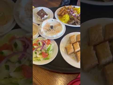 The mezza sampler challenge at byblos in Greenwood Village, CO #rainaiscrazy