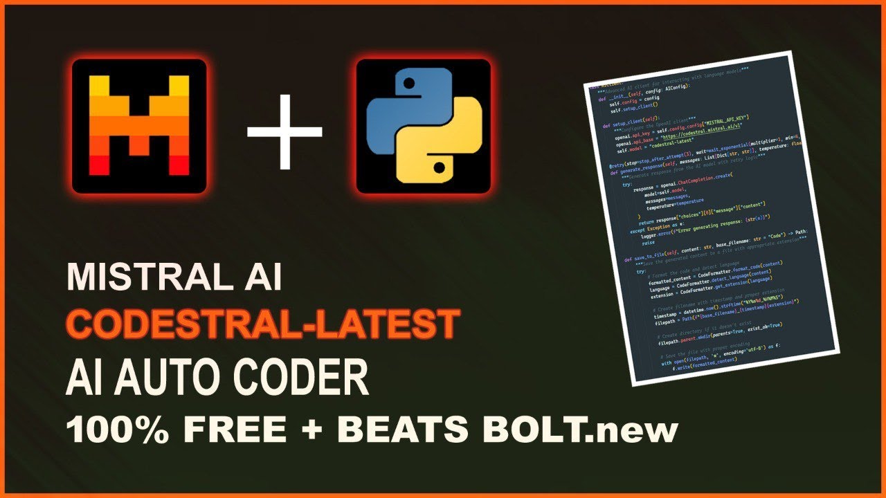 Is This the BEST AI Code Generator? Codestral-Powered Auto-Coder Test