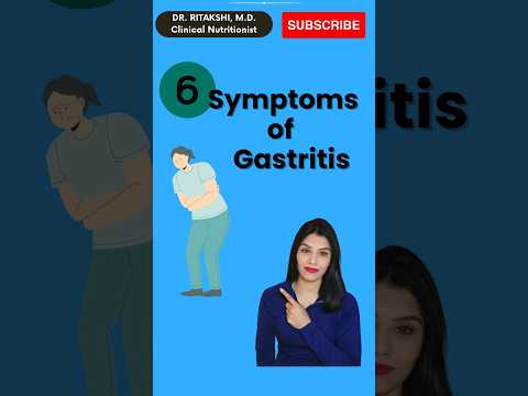 6 Symptoms of Gastritis #gastritis #indigestion #gastric #inflammation #shorts