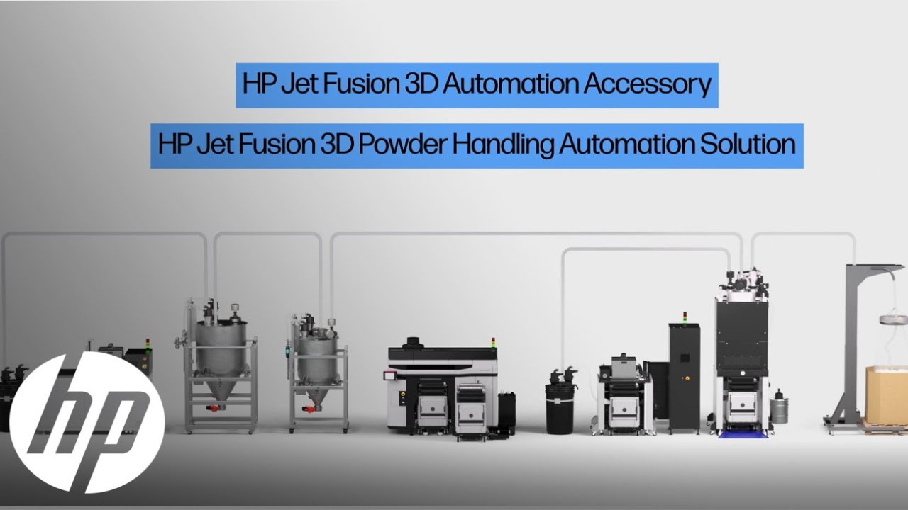 HP 3D Printing Automation Capabilities |  A Closer Look |  3D Printing | HP