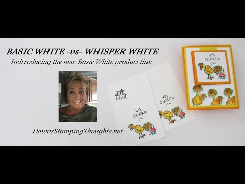 BASIC WHITE COMPARED TO WHISPER WHITE New Product Line