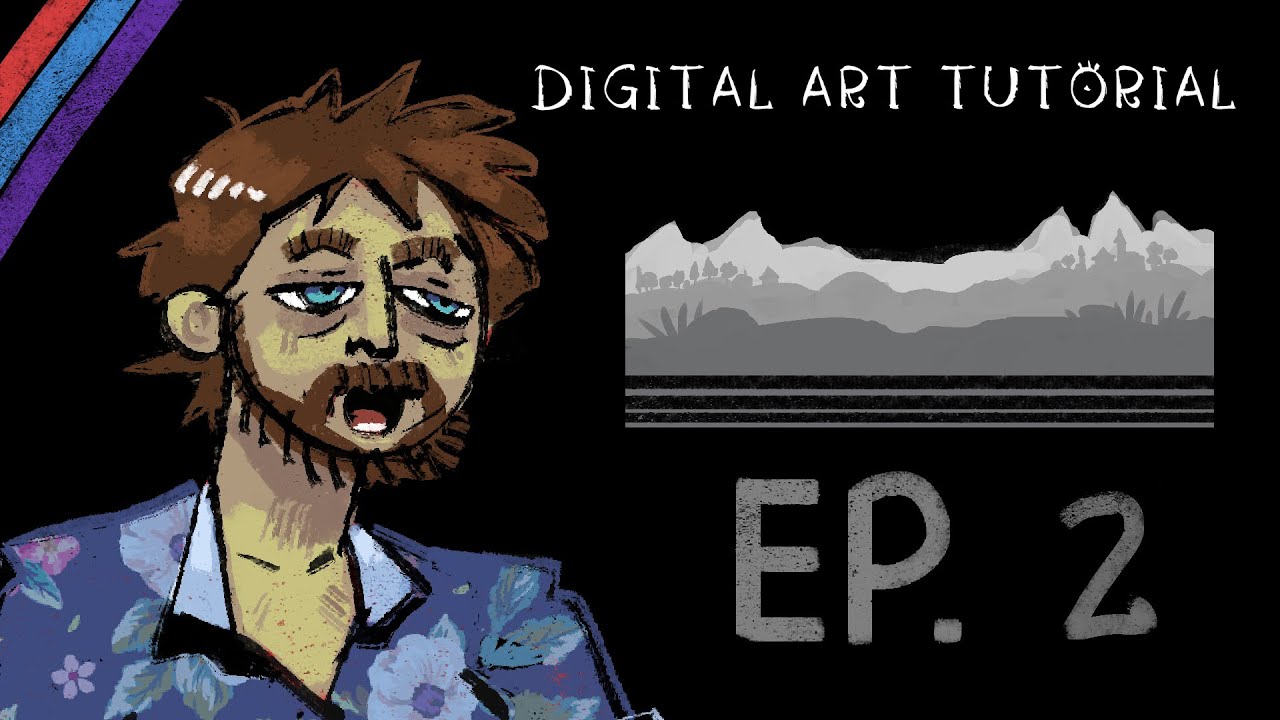 How to get Started with DIGITAL ART Tutorial 2: Background and Perspective