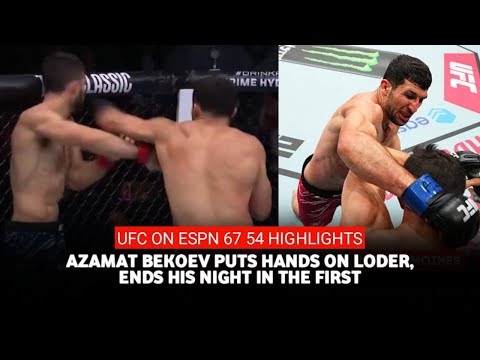 UFC Des Moines results: Amazat Bekoev smashes 'TUF' winner Ryan Loder