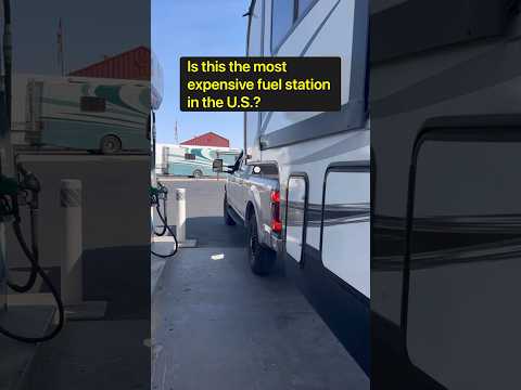 Is this the most expensive gas station in the lower 48? It’s def not the National average. #rvlife
