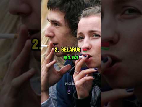 Top 10 Lowest Cigarette Prices in the World 🚬💸 (Per 20-Pack Marlboro) #lowestcigaretteprices