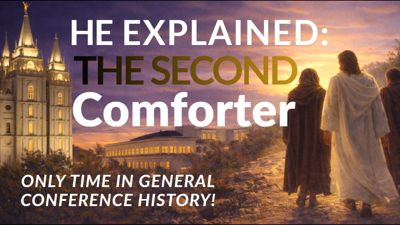 Christ Manifest.  Second Comforter Explained at April General Conference 2026!