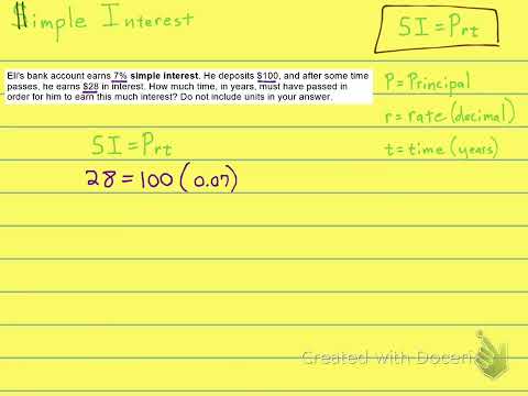 Simple Interest using SI formula