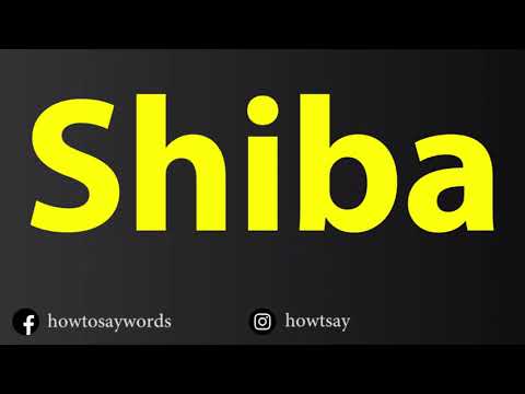 How To Pronounce Shiba