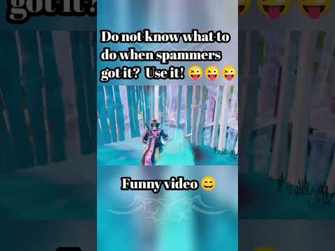 Do not know what to do when spammers got it? Use it! π