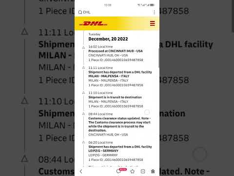 shipping from China to American Amazon warehouse by DHL