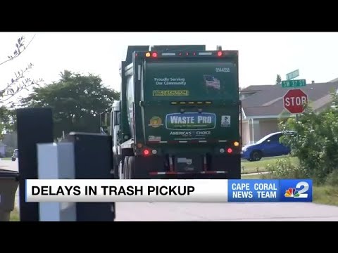 Lee County says residents may see delays in trash, recycling and yard waste pickup