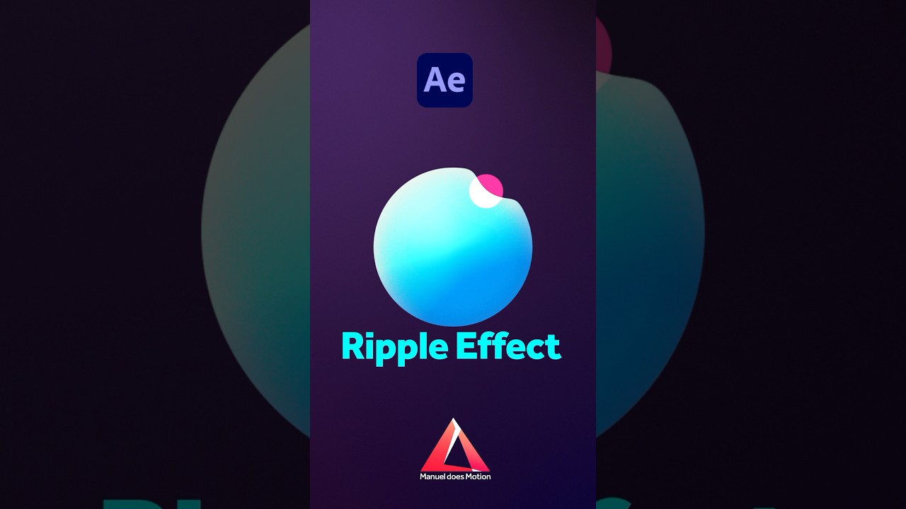 Animate a Ripple Effect in After Effects | Tutorial