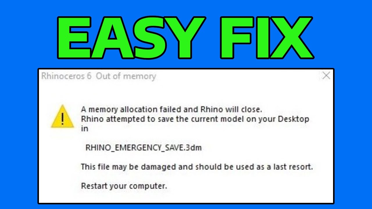 How To Fix Memory Allocation Error in Windows