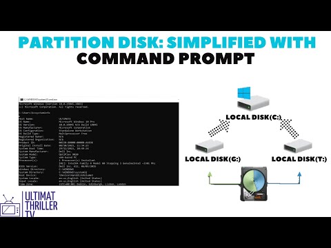 How to partition disk: simplified with command prompt