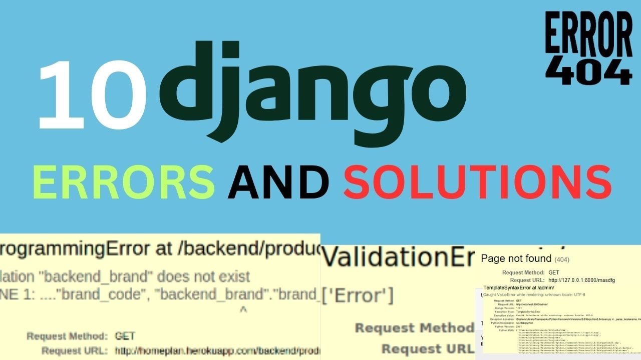 Top 10 Common Django Errors and How to Fix Them (Quick Solutions!)