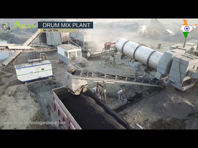 Drum Mix Plant - Mobile Asphalt Drum Mix Plant Manufacturer from Mahesana
