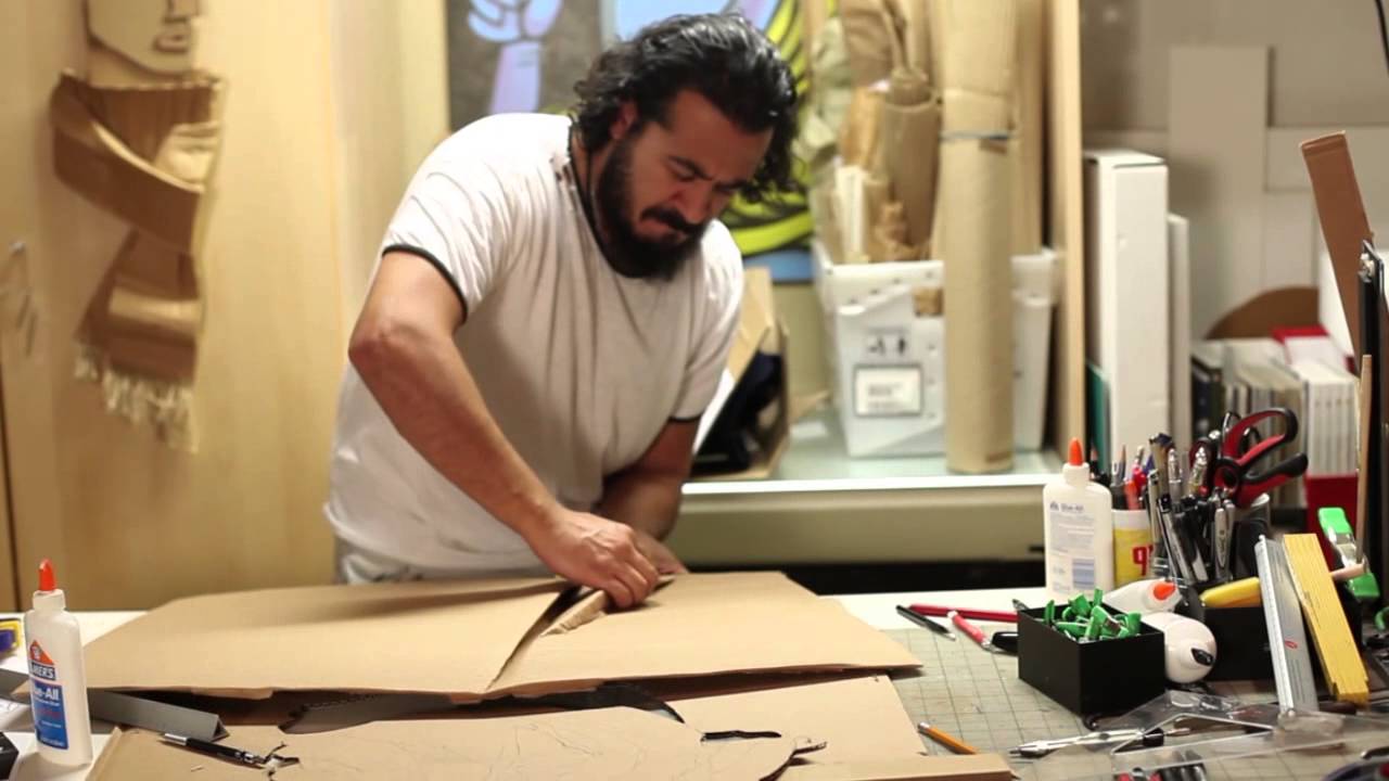 Ali Golzad.ART.Corrugated Cardboard